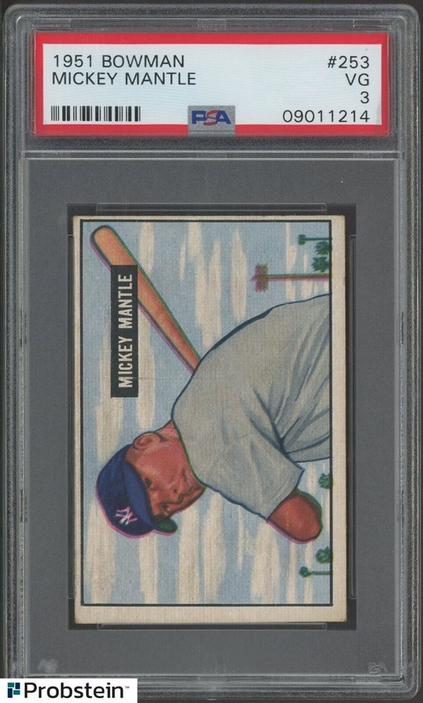 Auction Prices Realized Baseball Cards 1951 Bowman Mickey Mantle