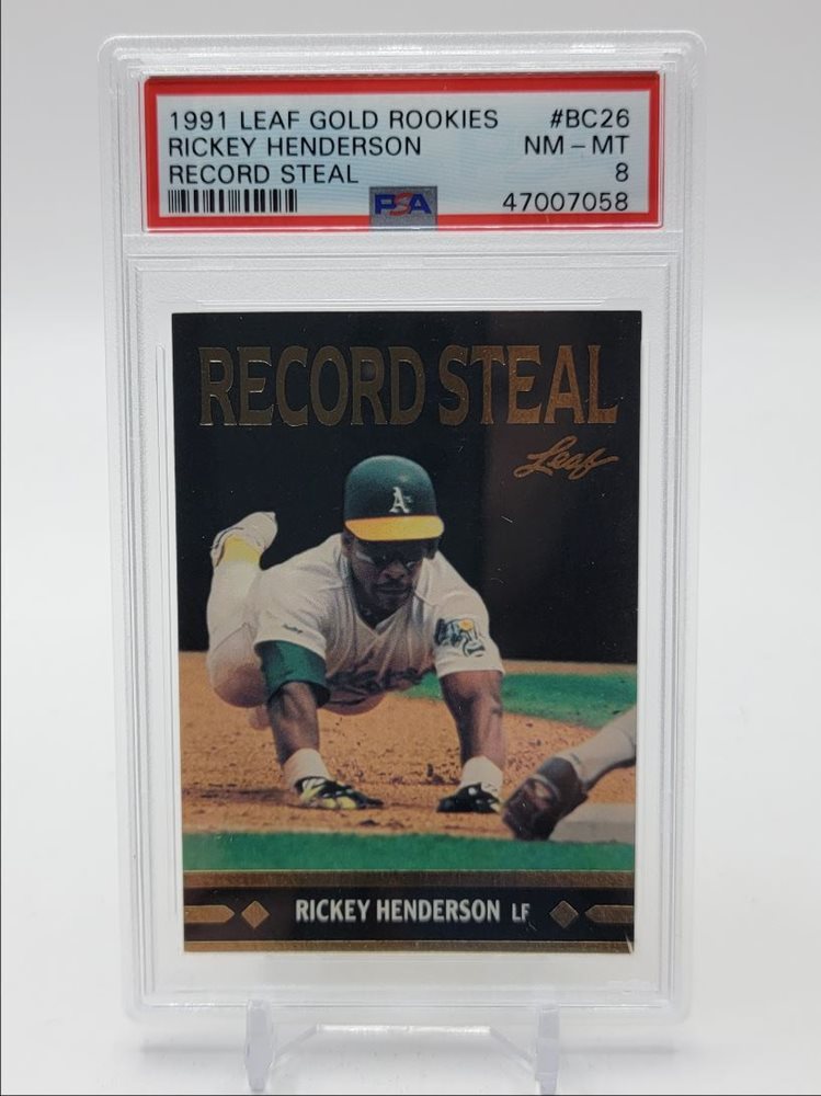 Auction Prices Realized Baseball Cards 1991 LEAF GOLD ROOKIES Rickey ...