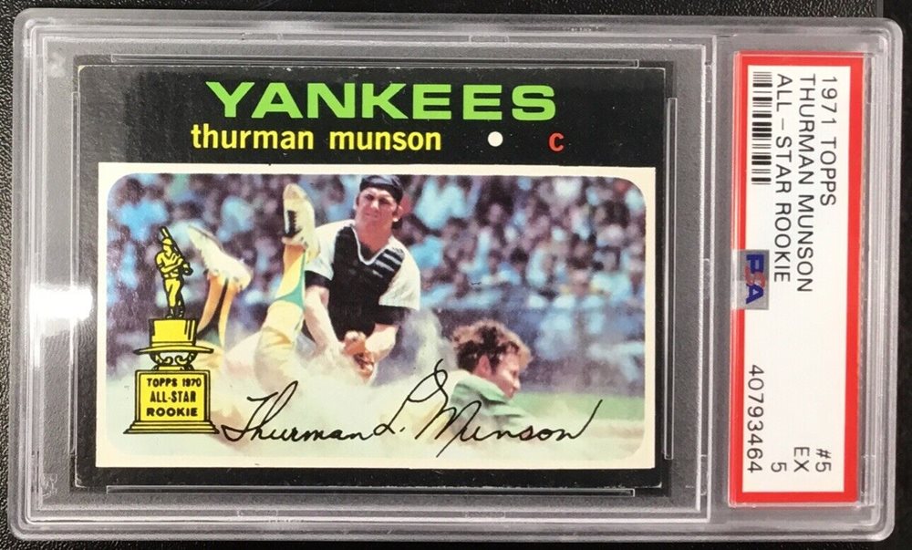 Auction Prices Realized Baseball Cards 1971 Topps Thurman Munson