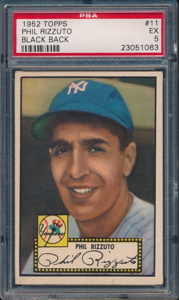 Auction Prices Realized Baseball Cards 1952 TOPPS Phil Rizzuto
