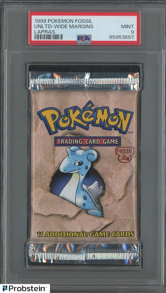 eBay Auction Item 375711220167 Packs 1999 Pokemon Fossil Pack