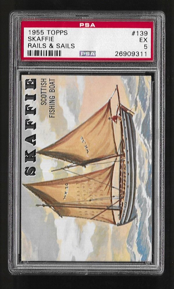 eBay Auction Item 126654145137 Non-Sport Cards 1955 Topps Rails & Sails