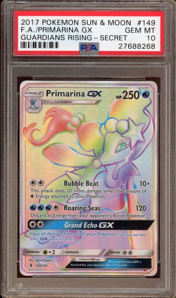 2017 POKEMON SUN & MOON GUARDIANS RISING SECRET