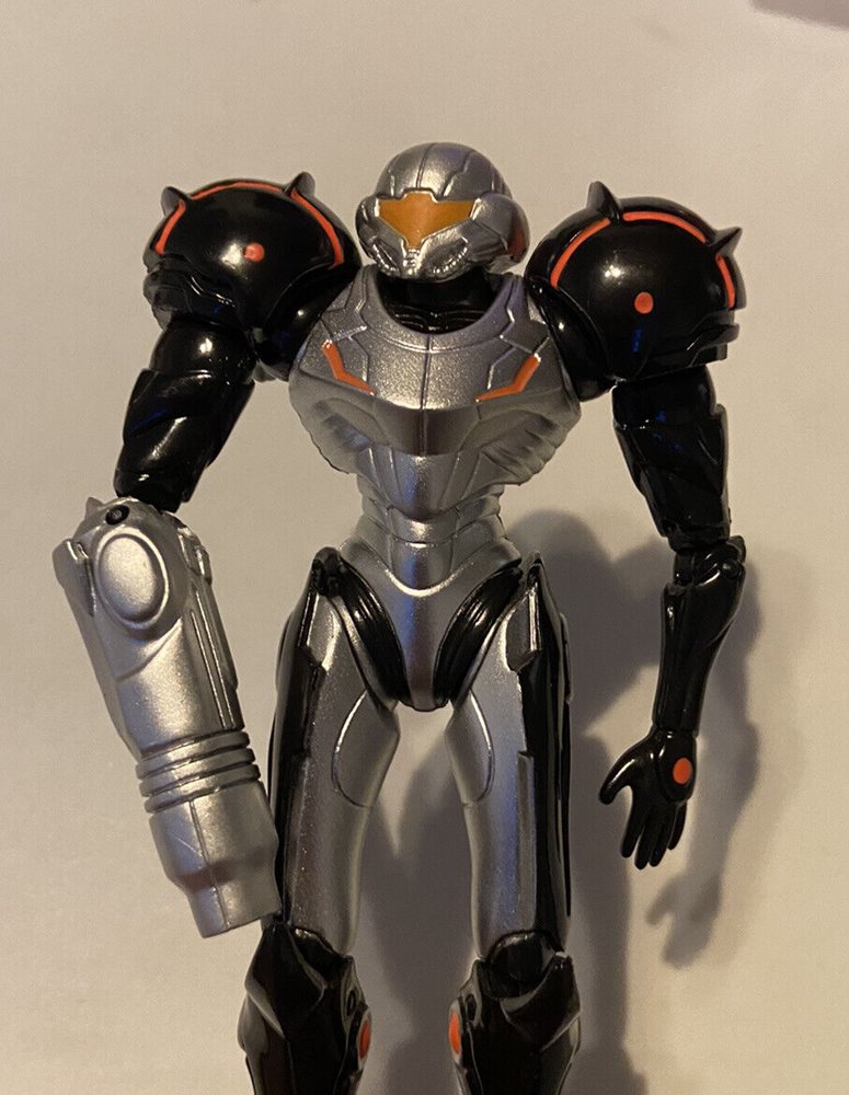 Jakks World of Nintendo Metroid - Phazon Suit Samus Sil