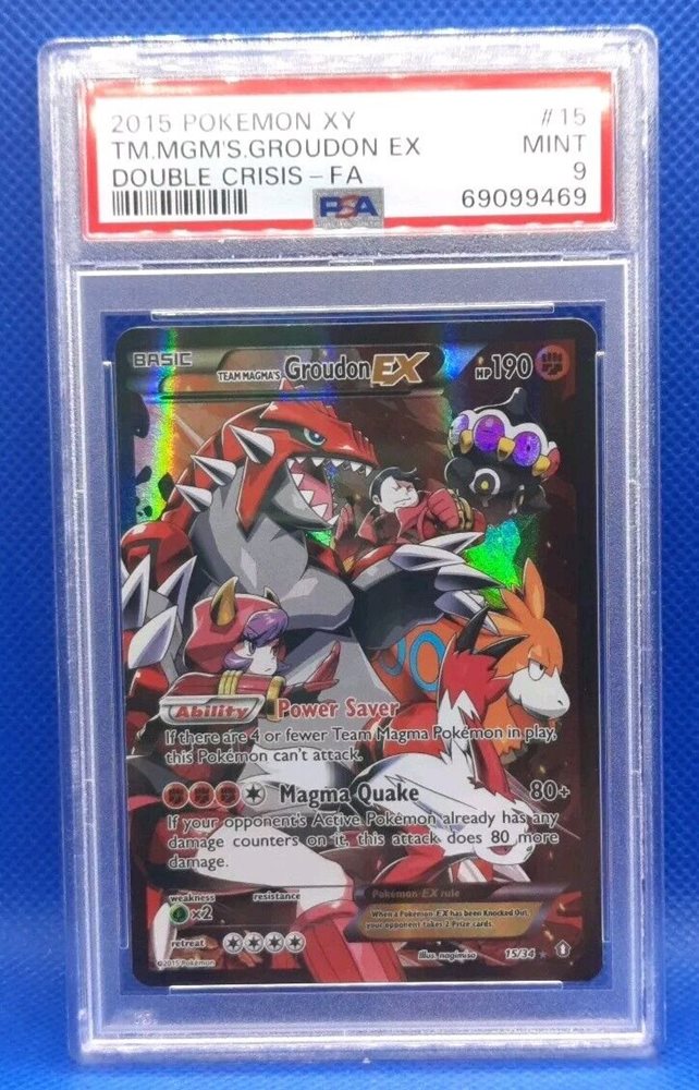 Auction Prices Realized Tcg Cards 2015 Pokemon Xy Double Crisis Full Art / Team Magma's Groudon Ex