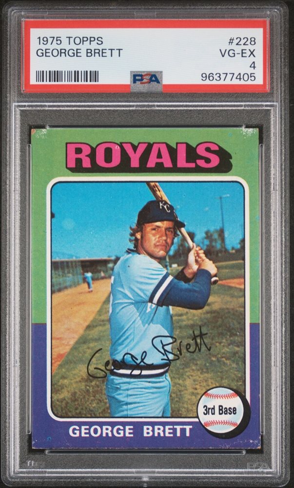 Auction Prices Realized Baseball Cards 1975 Topps George Brett