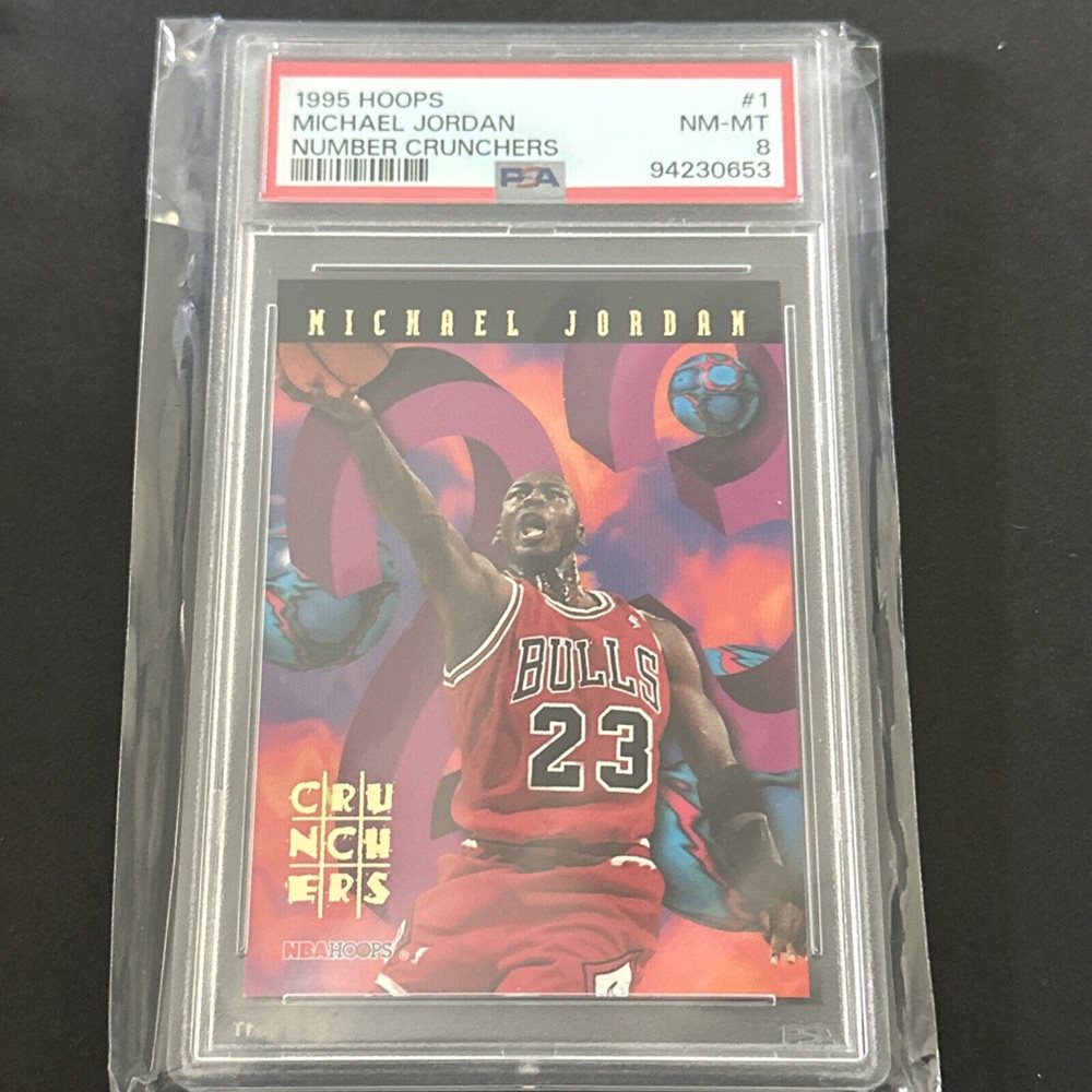 Auction Prices Realized Basketball Cards 1995 HOOPS NUMBER CRUNCHERS Michael Jordan