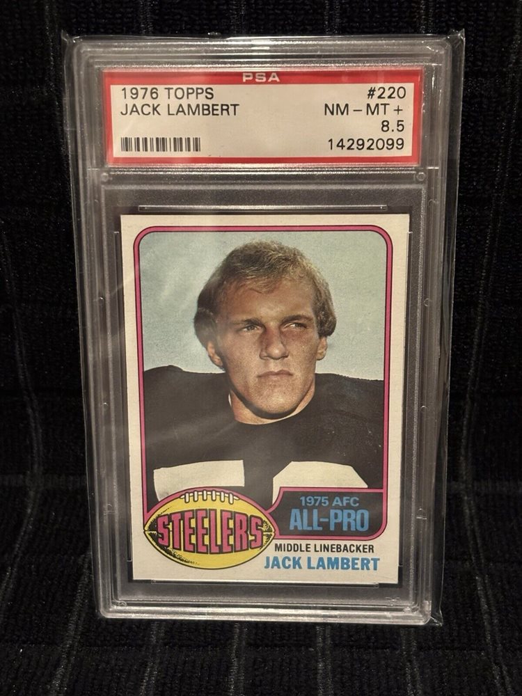Auction Prices Realized Football Cards 1976 TOPPS Jack Lambert