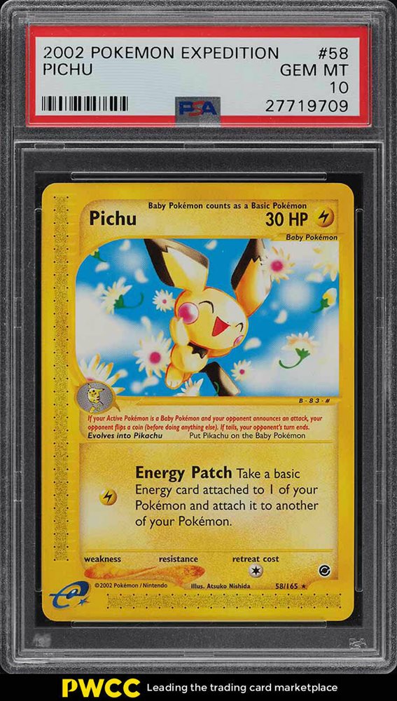 Pokemon Cards Pichu