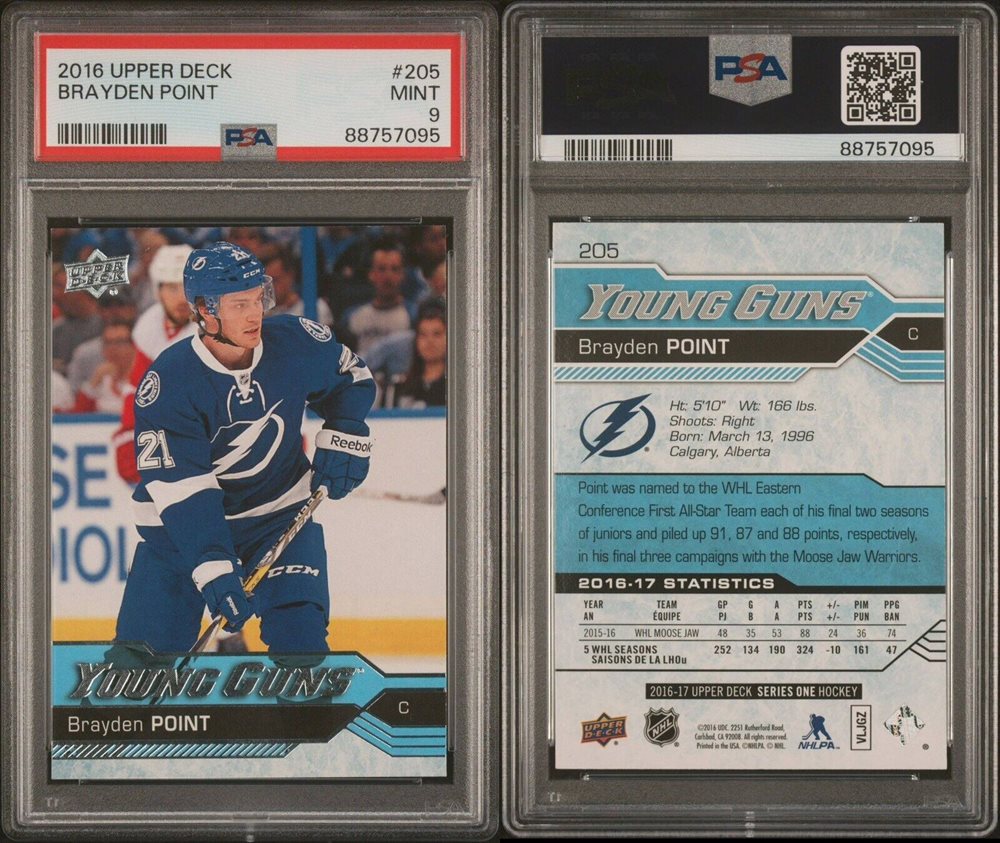 Auction Prices Realized Hockey Cards 2016 Upper Deck Brayden Point