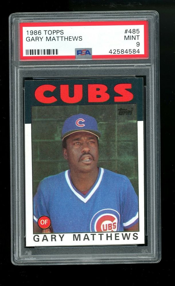 Auction Prices Realized Baseball Cards 1986 Topps Gary Matthews