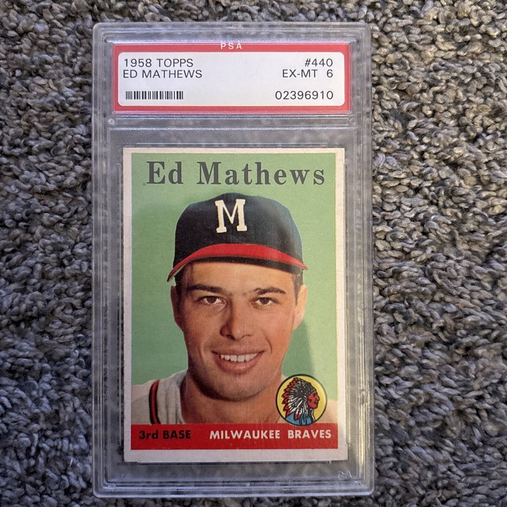 Auction Prices Realized Baseball Cards 1958 Topps Ed Mathews