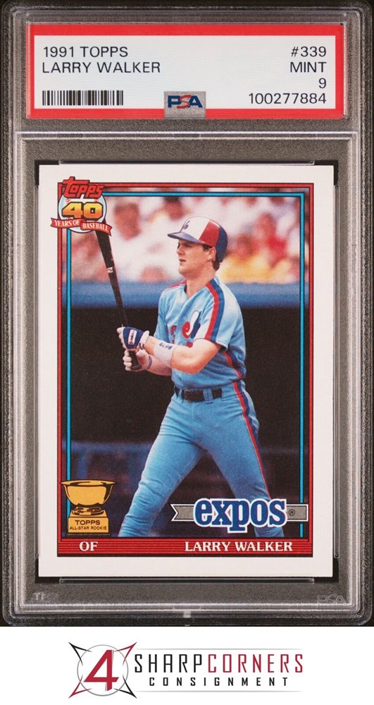 Auction Prices Realized Baseball Cards 1991 TOPPS Larry Walker