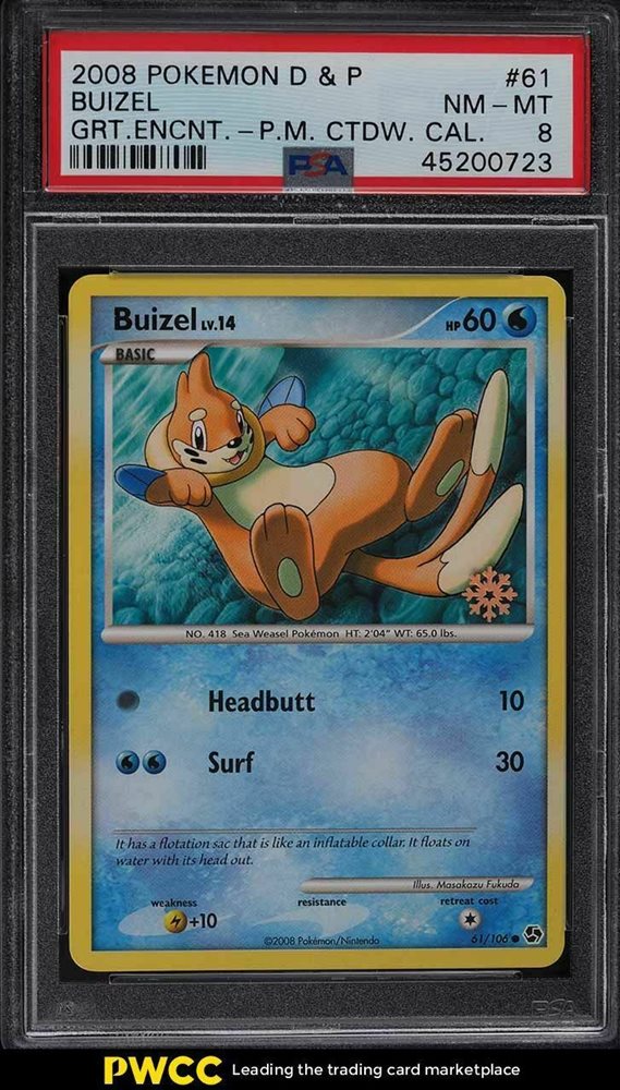 Buizel Pokemon Card