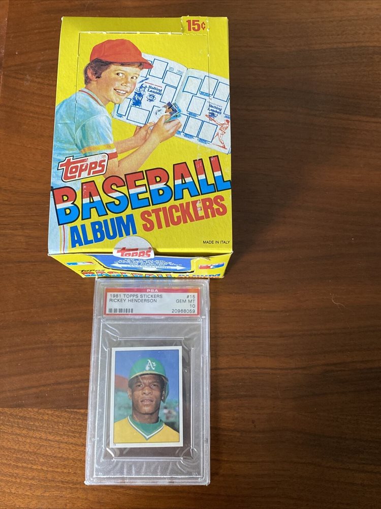 Auction Prices Realized Baseball Cards 1981 Topps Stickers Rickey Henderson