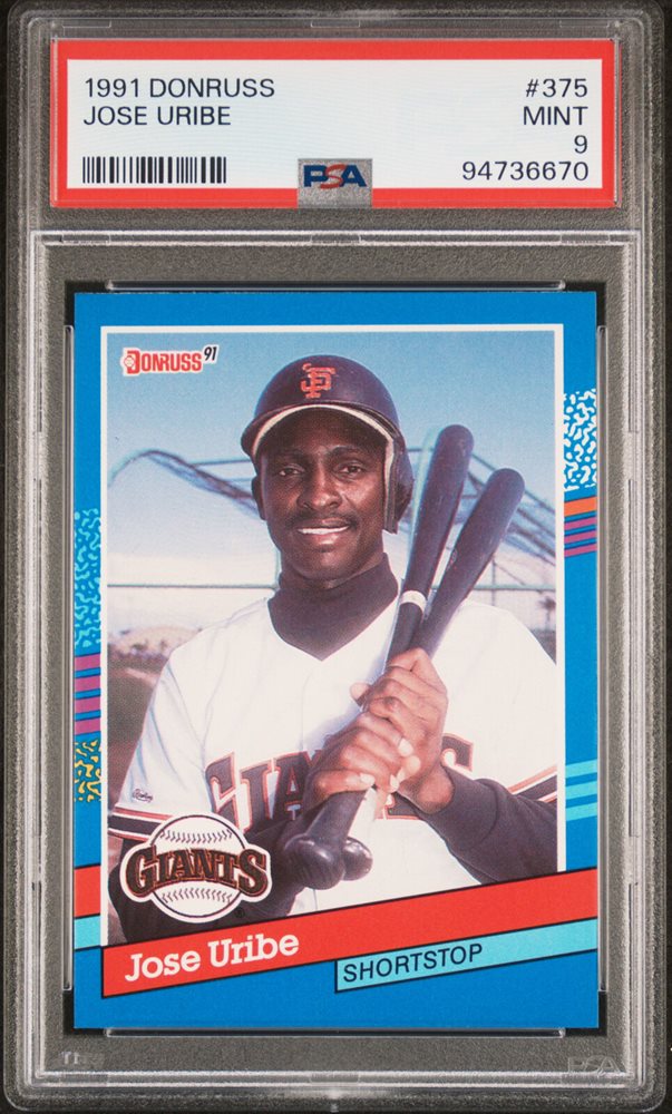 Auction Prices Realized Baseball Cards 1991 DONRUSS Jose Uribe