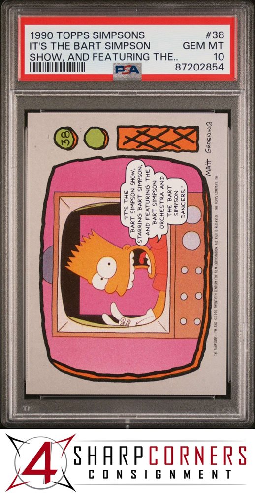 Auction Prices Realized Non-Sport Cards 1990 TOPPS SIMPSONS It's The ...