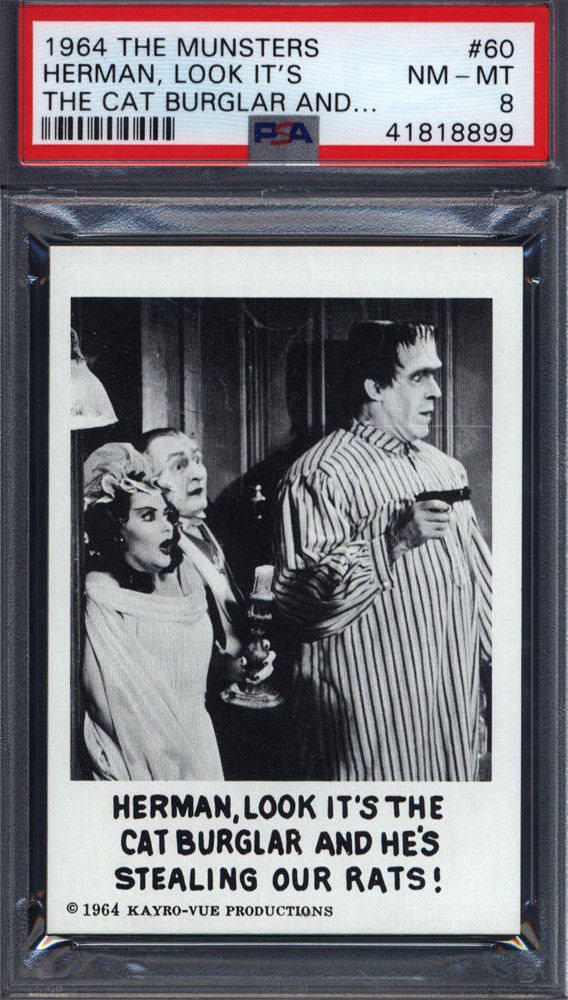 Auction Prices Realized Non-Sport Cards 1964 THE MUNSTERS Herman, Look ...