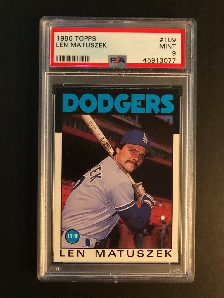 Auction Prices Realized Baseball Cards 1986 Topps Len Matuszek