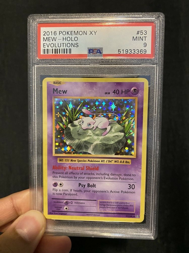Legendary Pokemon Mew Card