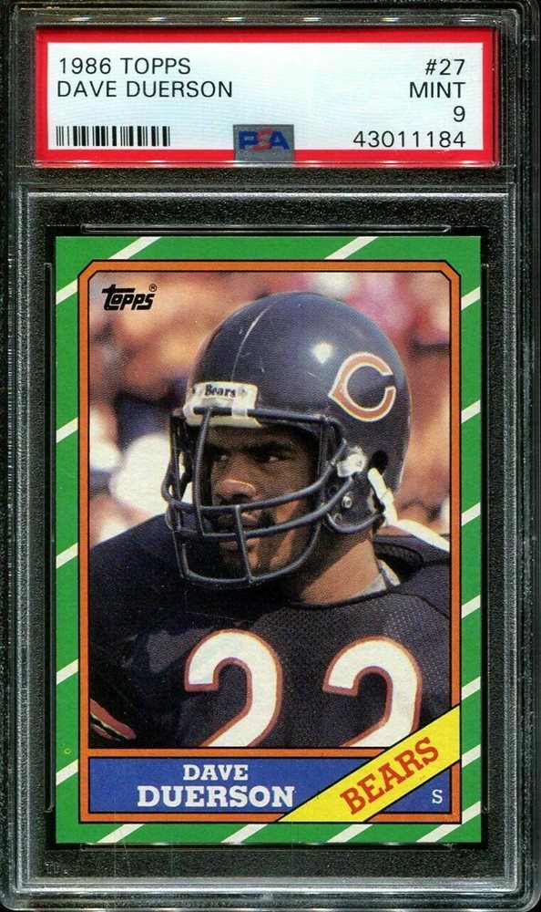 Auction Prices Realized Football Cards 1986 Topps Dave Duerson