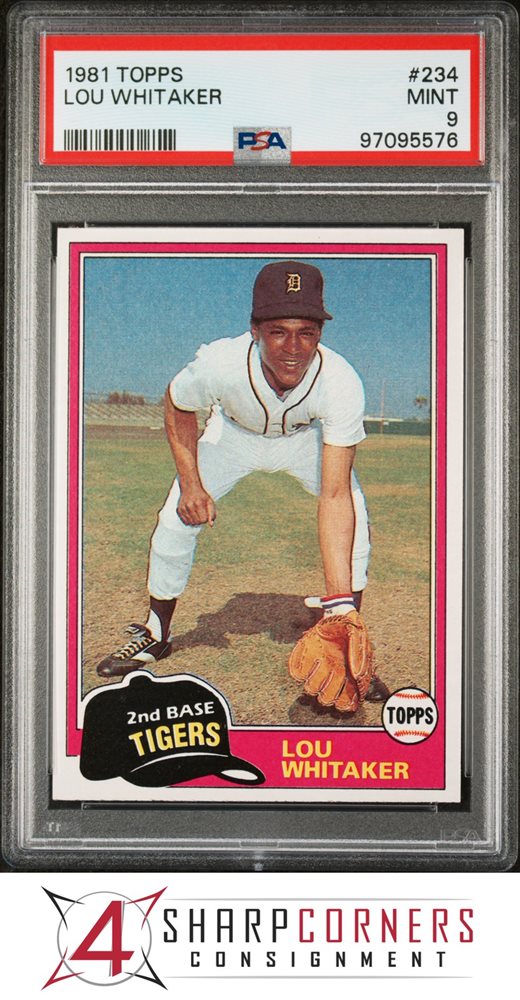 Auction Prices Realized Baseball Cards 1981 TOPPS Lou Whitaker