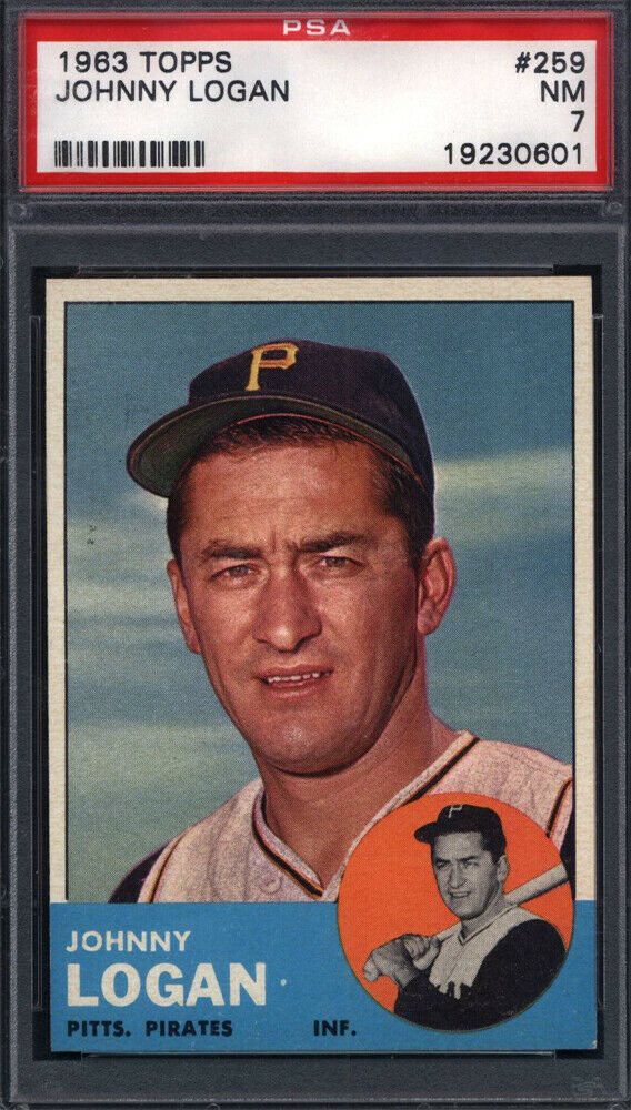 Auction Prices Realized Baseball Cards 1963 Topps Johnny Logan