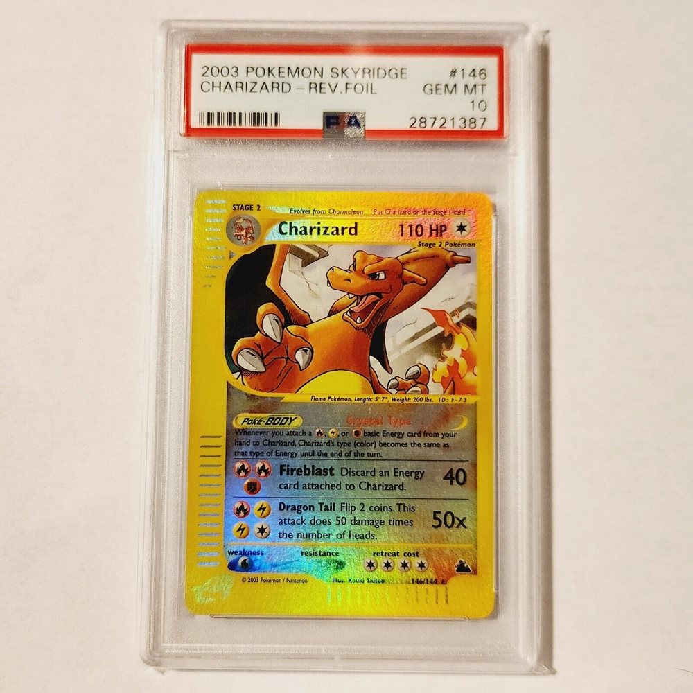 Auction Prices Realized Tcg Cards 2003 POKEMON SKYRIDGE Charizard-Reverse Foil