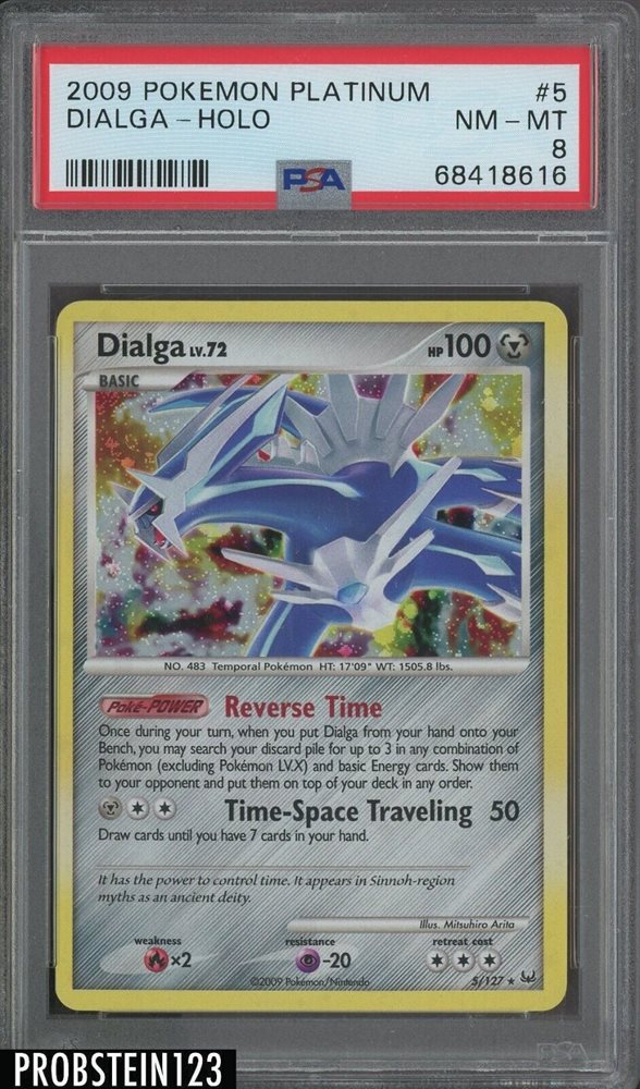 Auction Prices Realized Tcg Cards 2009 POKEMON PLATINUM Dialga-Holo