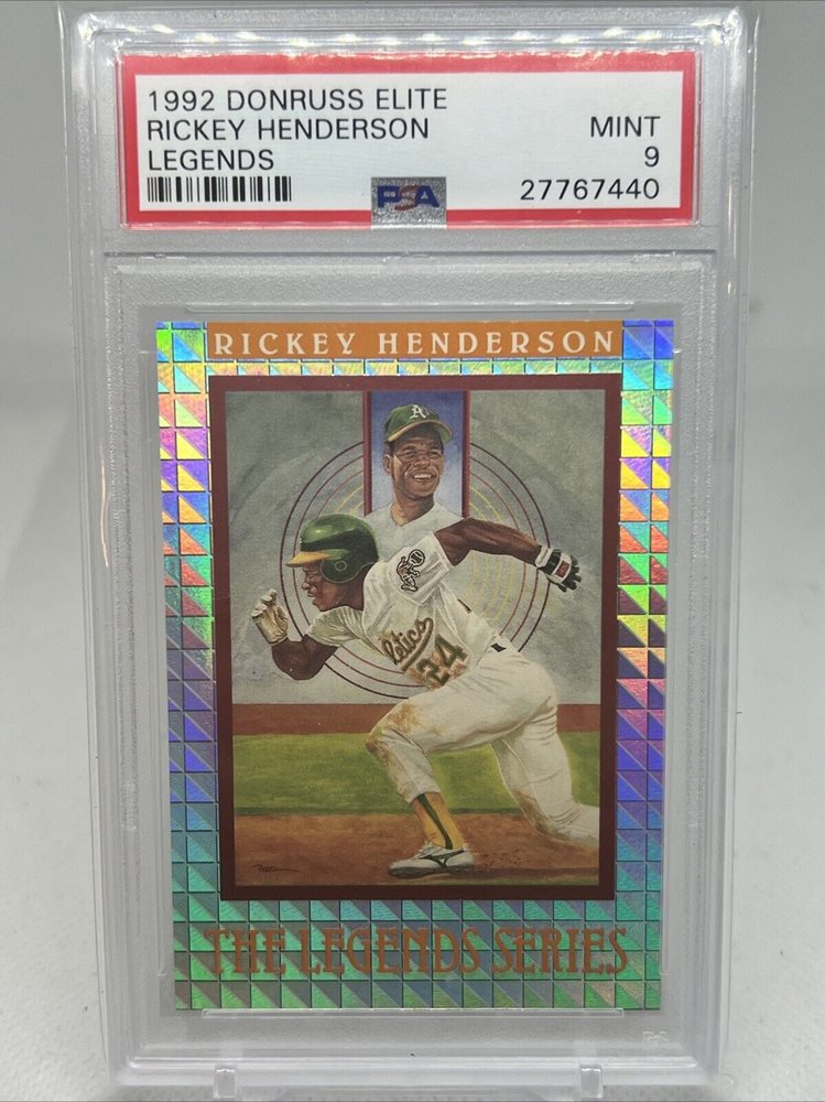 Auction Prices Realized Baseball Cards 1992 Donruss Elite Rickey Henderson