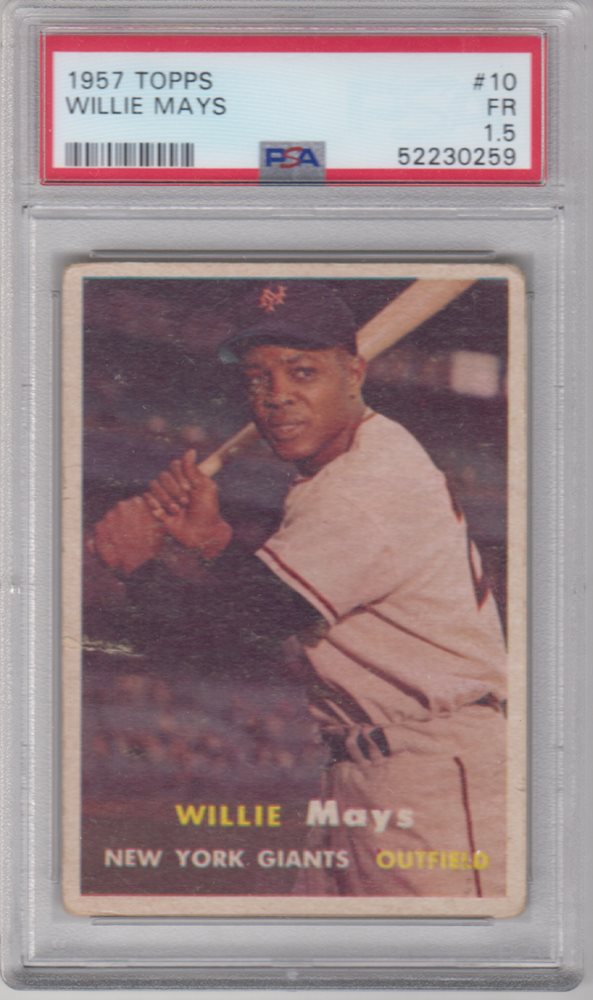 Auction Prices Realized Baseball Cards 1957 TOPPS Willie Mays