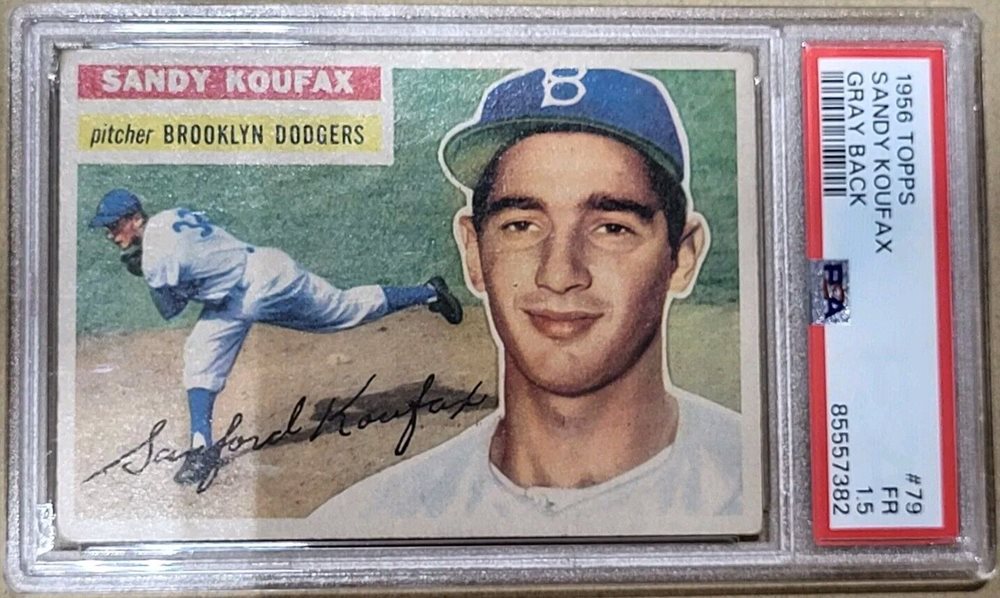 Auction Prices Realized Baseball Cards 1956 Topps Sandy Koufax