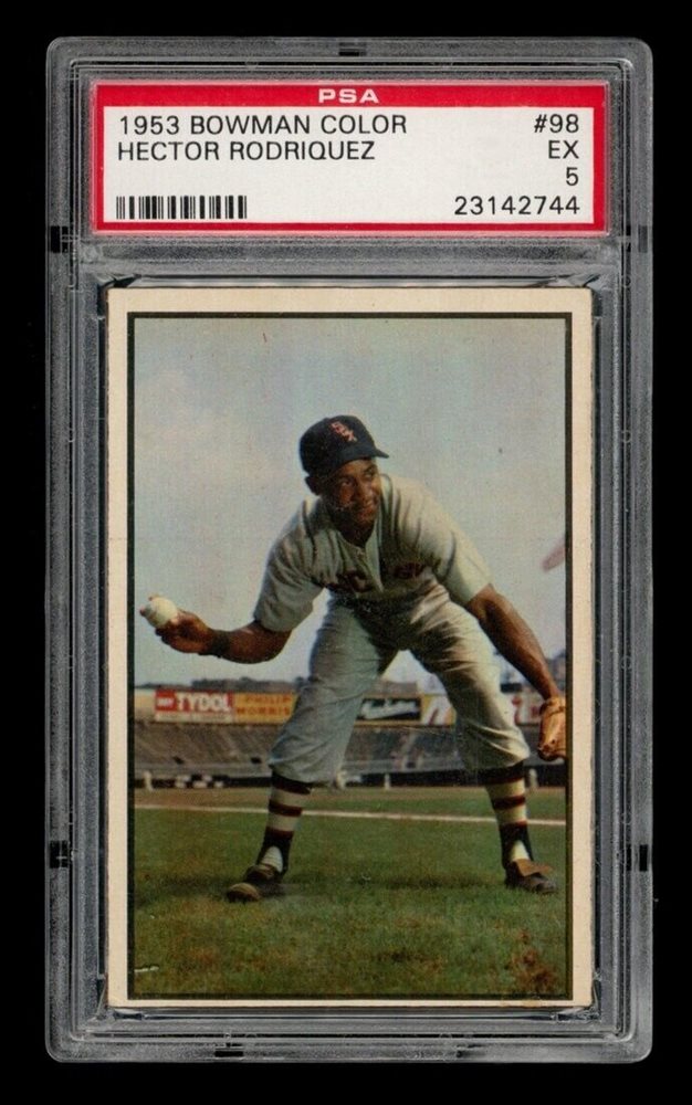 Auction Prices Realized Baseball Cards 1953 BOWMAN COLOR Hector Rodriquez