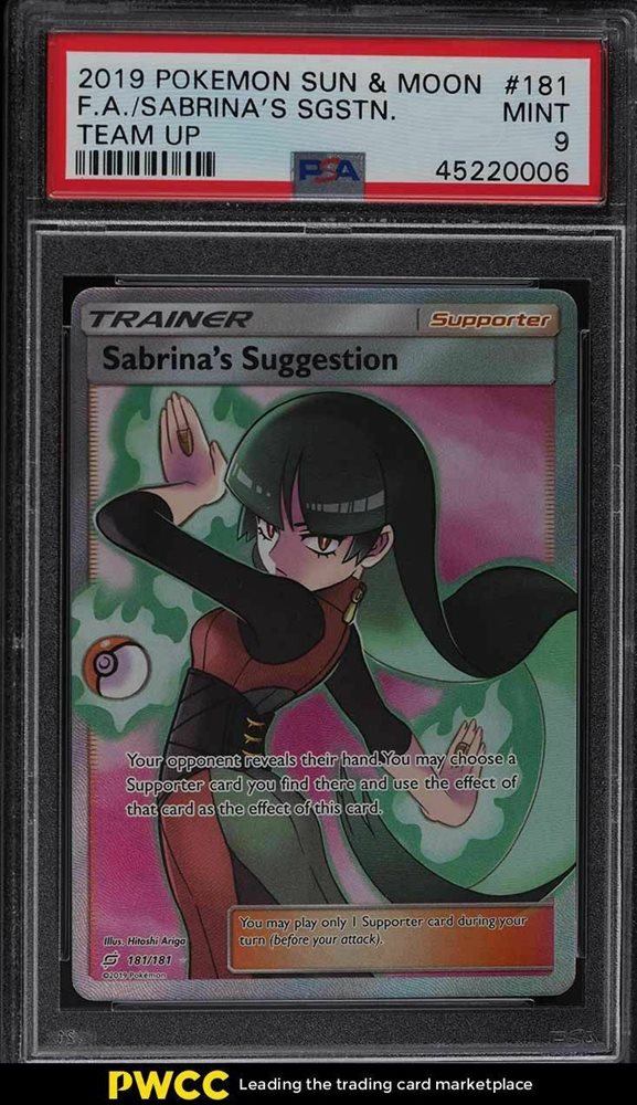 Pokémon TCG Sabrina's Suggestion CGC 9.5 - munimoro.gob.pe