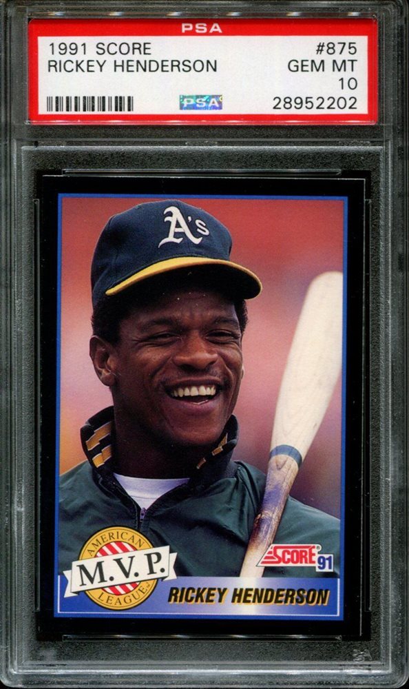 Auction Prices Realized Baseball Cards 1991 Score Rickey Henderson