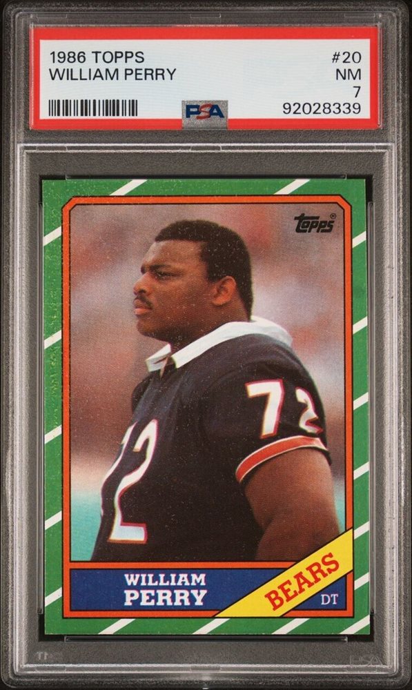 Auction Prices Realized Football Cards 1986 TOPPS William Perry