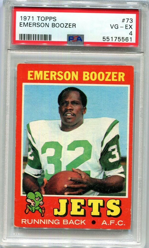Auction Prices Realized Football Cards 1971 Topps Emerson Boozer