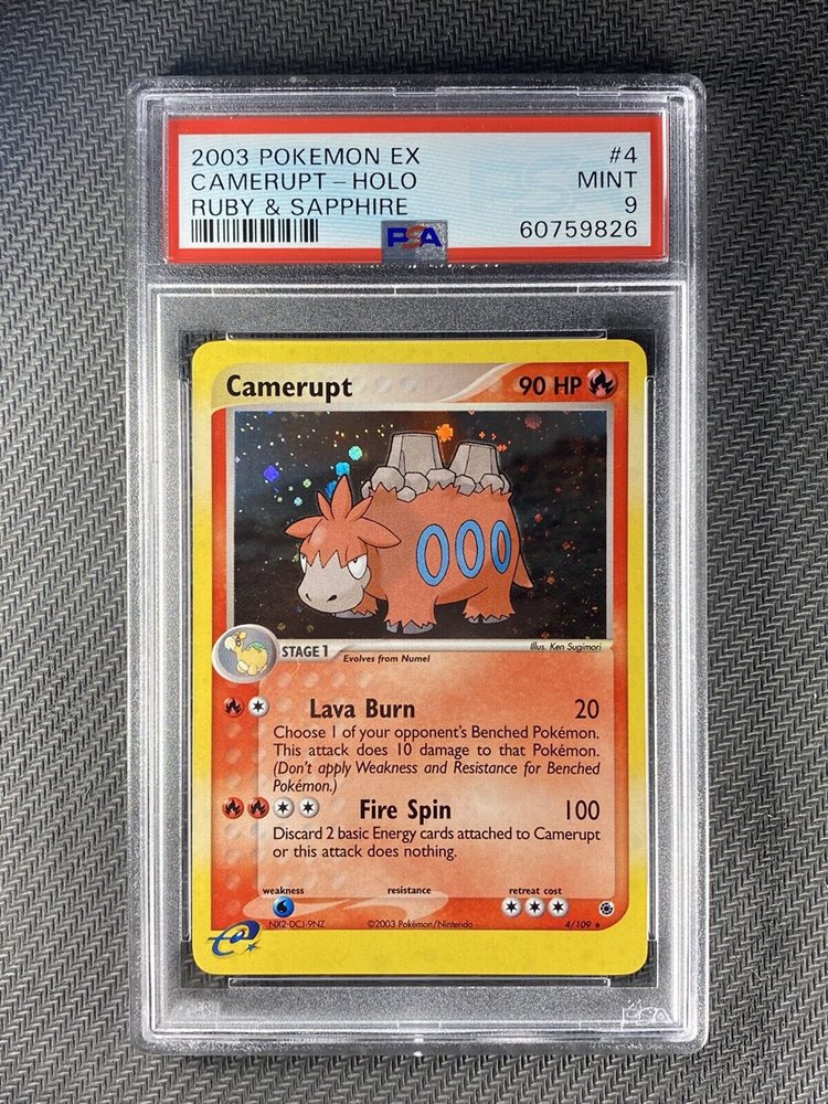 Pokemon Camerupt Card