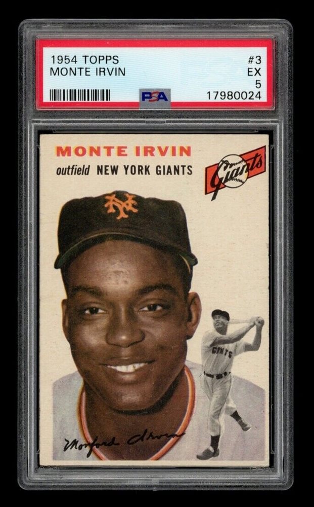 Auction Prices Realized Baseball Cards 1954 TOPPS Monte Irvin