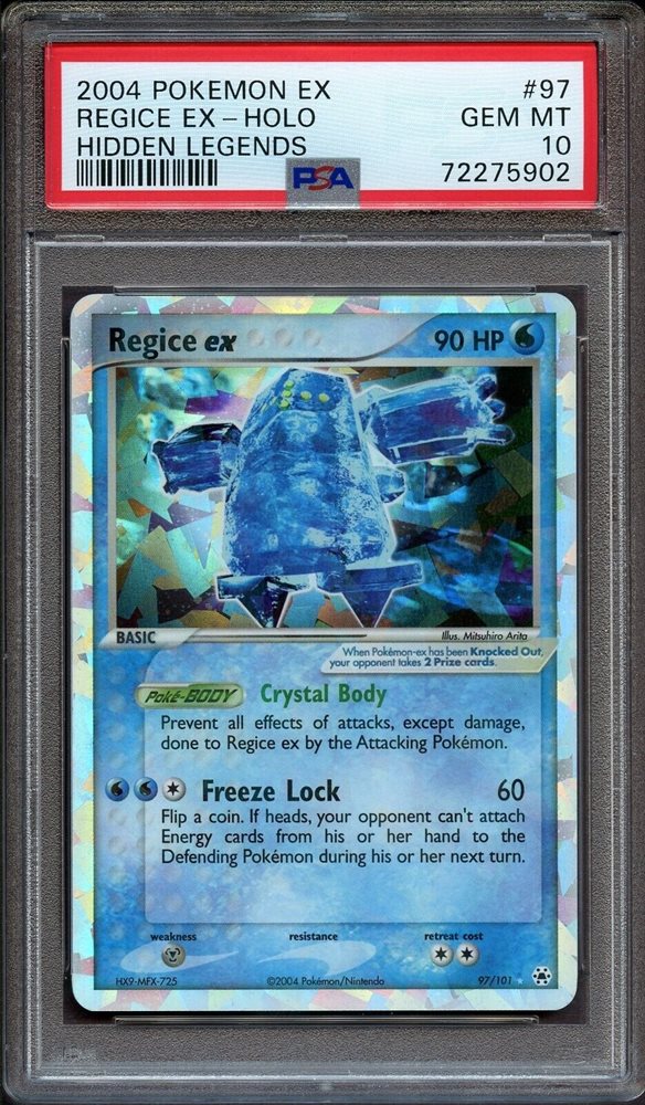 Regice Ex Card
