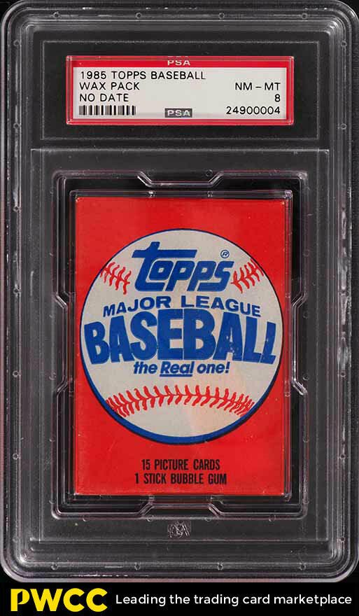 Auction Prices Realized Packs 1985 Topps Baseball Wax Pack Wax Pack