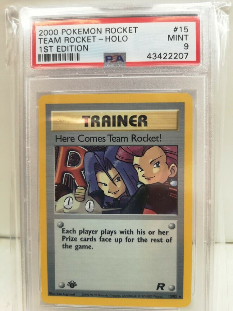 Auction Prices Realized Tcg Cards 2000 Pokemon Rocket Here Comes Team ...