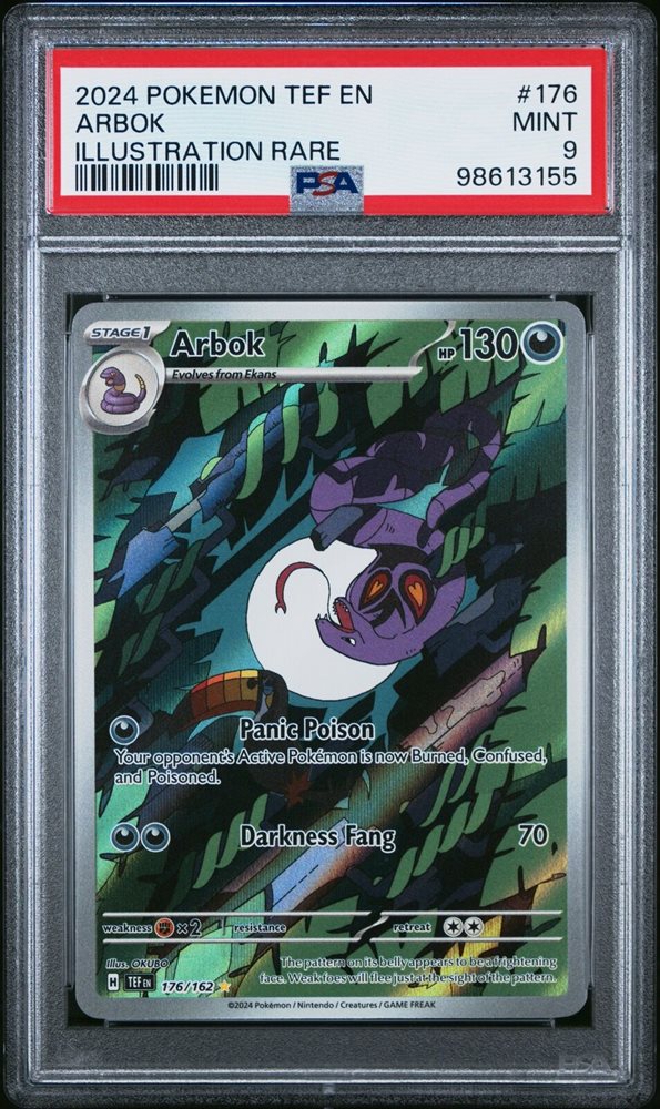Auction Prices Realized Tcg Cards 2024 Pokemon Tef En-Temporal Forces Arbok