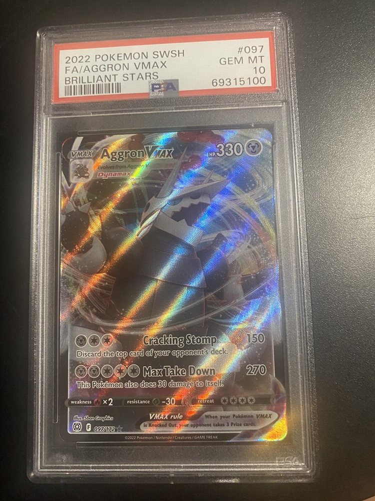2022 Pokémon SWSH - FA/ Aggron VMAX - #097 - Brilliant