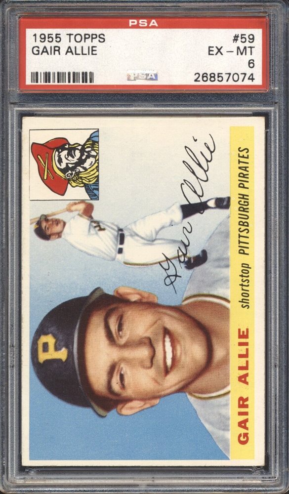 Auction Prices Realized Baseball Cards 1955 TOPPS Gair Allie