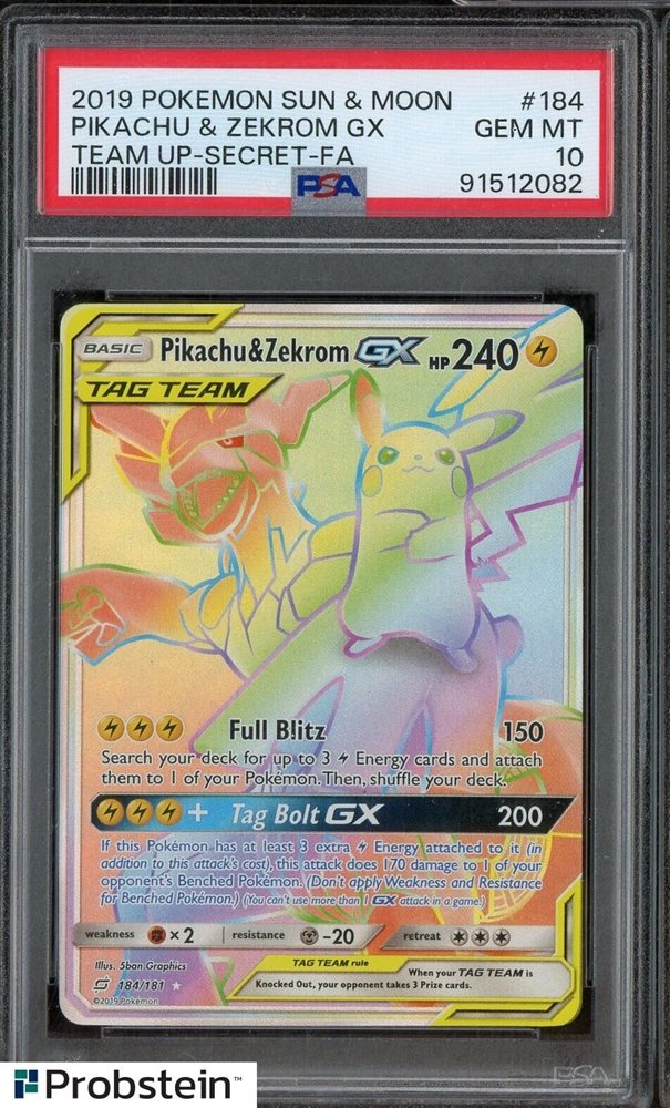 Auction Prices Realized Tcg Cards 2019 Pokemon Sun & Moon Team Up Full ...