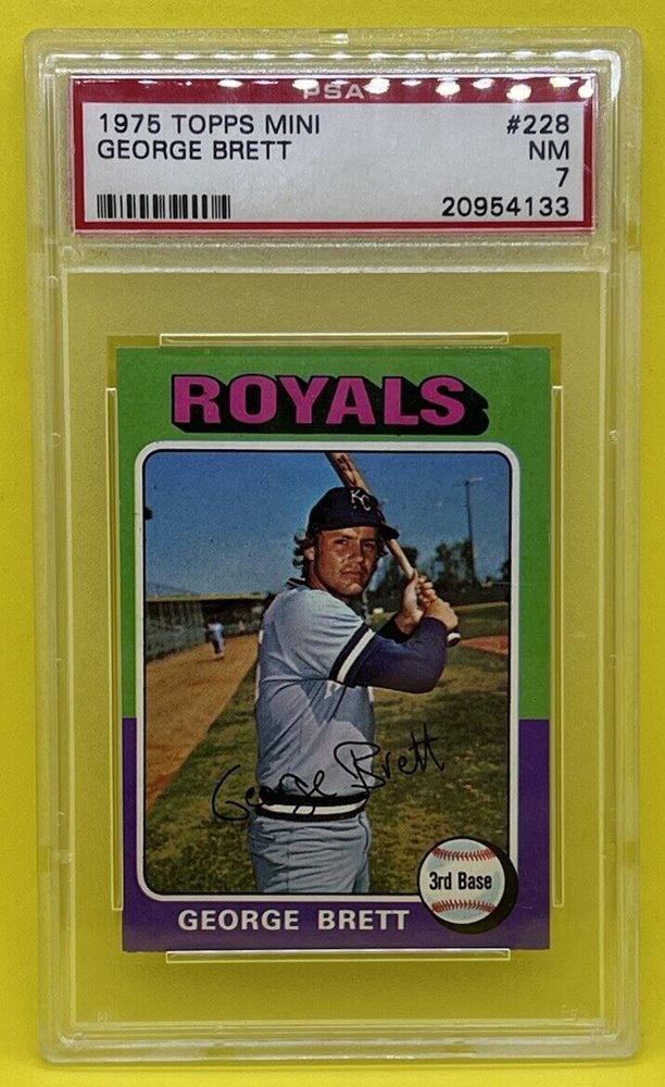Auction Prices Realized Baseball Cards 1975 Topps Mini George Brett