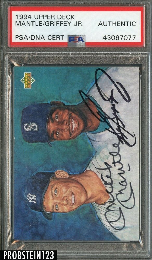 Help with 1994 Upper Deck Mantle / Griffey Dual Auto - Blowout Cards Forums