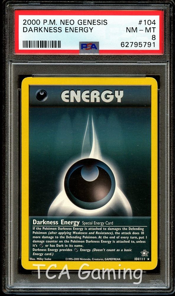 Auction Prices Realized Tcg Cards 2000 POKEMON NEO GENESIS Darkness Energy