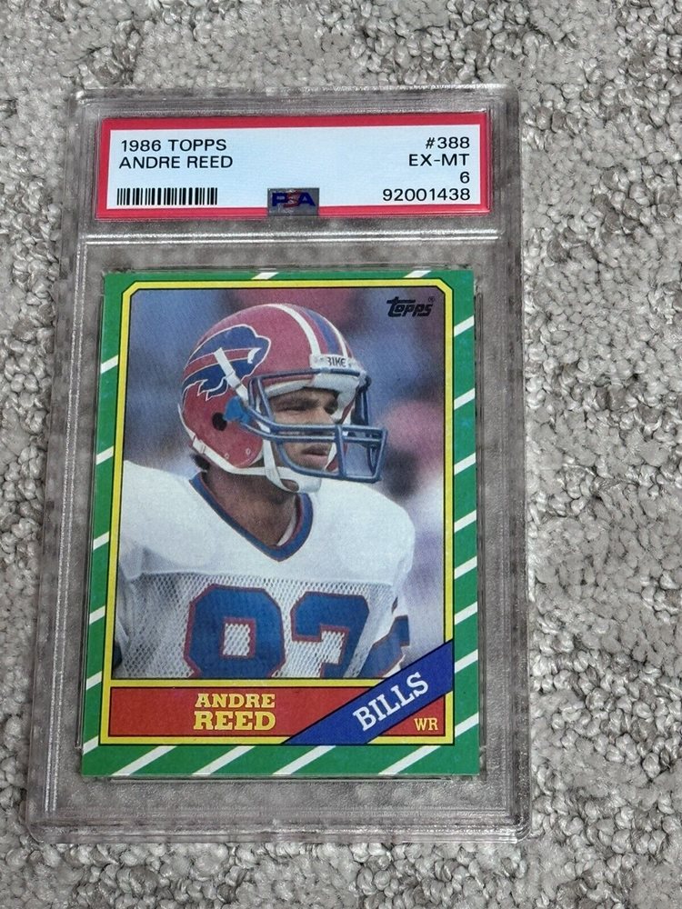 Auction Prices Realized Football Cards 1986 Topps Andre Reed